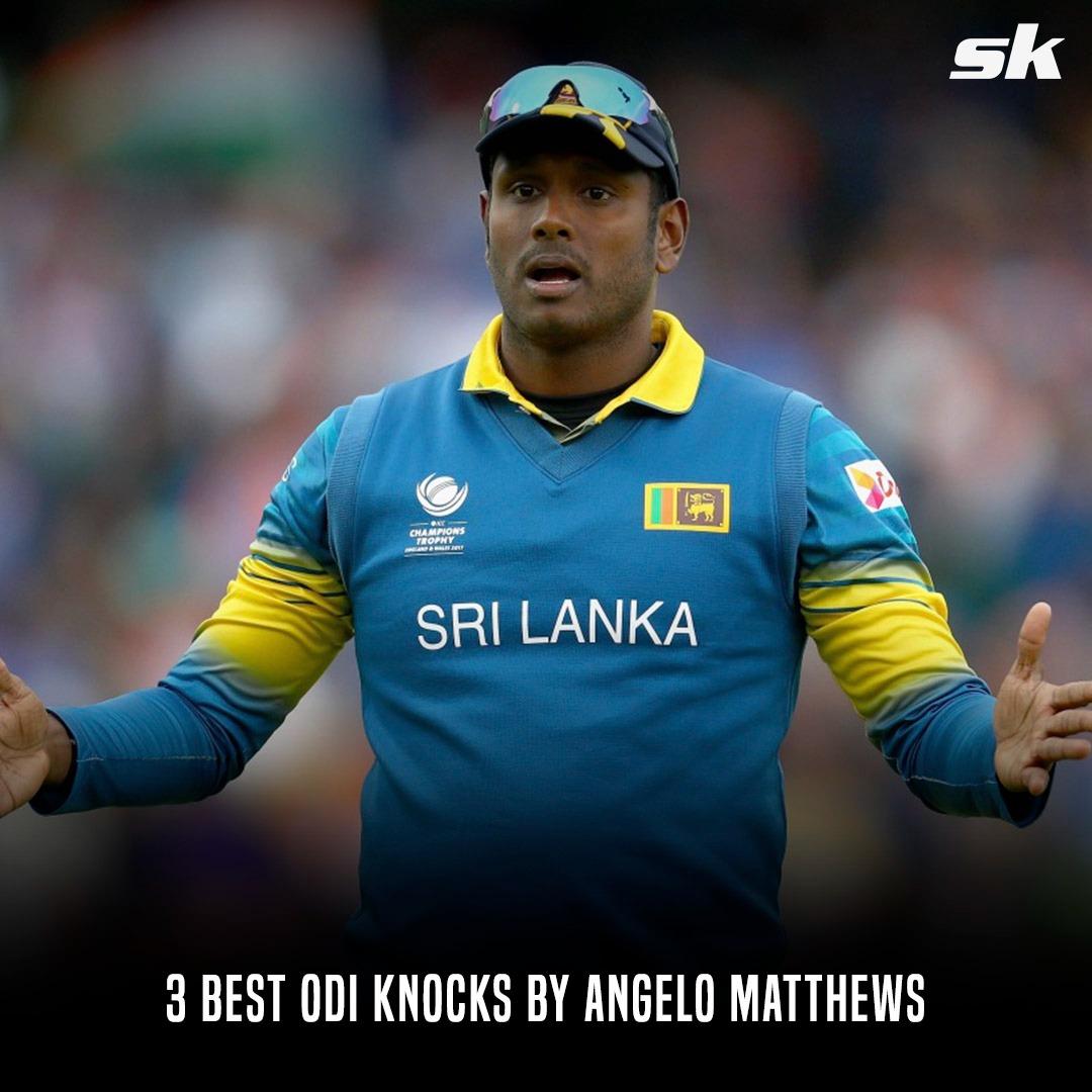 3 best ODI knocks by Angelo Mathews - Sportskeeda Stories