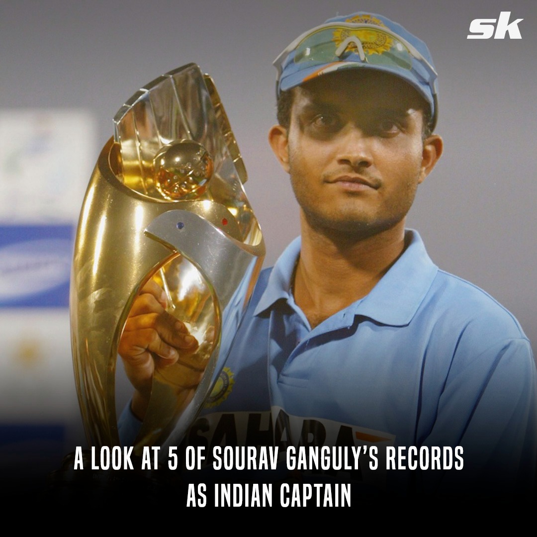 A look at 5 of Sourav Ganguly’s records as Indian captain - Sportskeeda ...